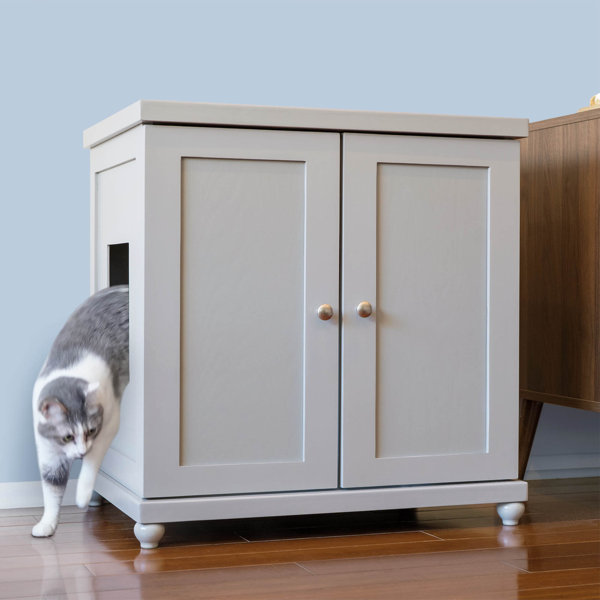 The Refined Feline The Refined Litter Box Wood Cat Litter Box